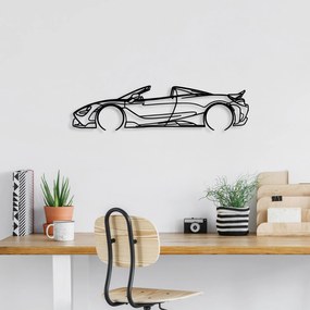 Nástěnná kovová dekorace McLaren 720S Silhouette černá