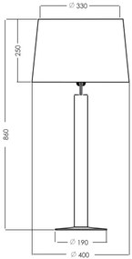 Skleněná lampa 4Concepts FJORD White L207164228