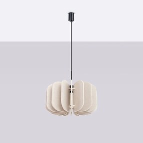 Sollux Lighting Závěsná lampa MULA 45 béžová