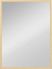 HOMCOM obdélné zrcadlo 60 × 80 cm — rám z přírodního dřeva