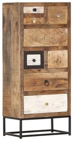 Komoda se zásuvkami 45 x 30 x 105 cm masivní recyklované dřevo 286508