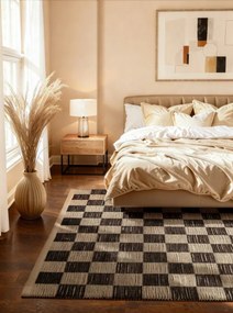 Koberec Hanse Home Handloom 1.0 REX přírodní / bílý / černý