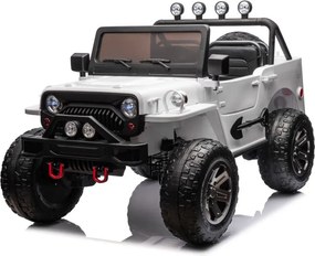 LEAN CARS Elektrické autíčko JH-102 4x4, bílé