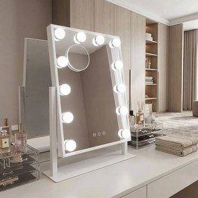 Rea Rea, Zrcadlo LED HOLLYWOOD White 30x40, HOM-12023