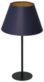 Stolní lampa ARDEN 1xE27/60W/230V pr. 30 cm fialová/zlatá