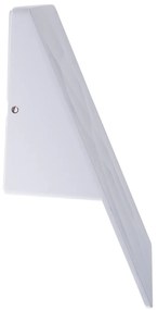 Exteriérové ​​nástěnné LED svítidlo Cracks, 1x LED 10w, bílé