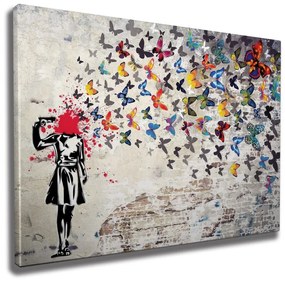 Obraz na plátně Butterfly dead WY51 50x70 cm