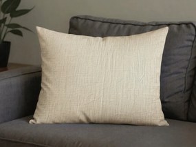 Mušelínový povlak na polštář MUSSARI 70x90 cm, světle béžový