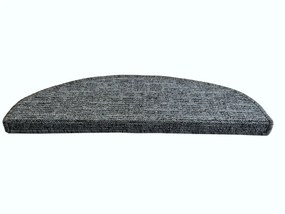 Vopi Nášlapy na schody Alassio modrošedé půlkruh, samolepící - 24x65 půlkruh (rozměr včetně ohybu)