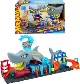 Myčka aut Hot Wheels City Ultimate Shark Mattel HTN82