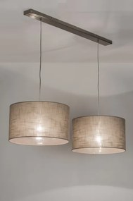 Závěsné designové béžové svítidlo nad stůl Duo Taupe Unima