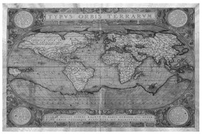 Obraz na plátně - Starožitný mapa světa 1102QA (100x70 cm)