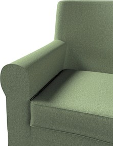 Potah na křeslo IKEA Ektorp Jennylund barva zelená látka pletený vzor