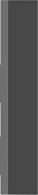 vidaXL Knihovna 60 x 35 x 180 cm dřevotříska [803415] Barva: Betonová šedá