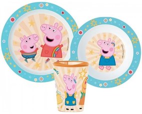 SADA PLASTOVÉHO NÁDOBÍ PEPPA PIG S KELÍMKEM