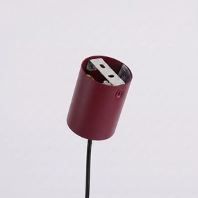 Sollux Lighting Lustr NOX 4L bordó