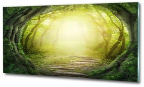Wallmuralia Fotoobraz na skle Tunel ze stromů 100x50