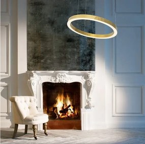 Maxlight P0369D Stmívatelné závěsné LED sívitldo LUXURY GOLD 70cm