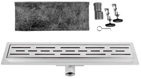 BPS-koupelny Sprchový odtokový žlab DL01 CLASSIC G2 HYD-2650 90 cm, satén