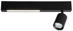 Stropní svítidlo Magnet, 1x černé kovové stínítko + 1x LED 5W, b