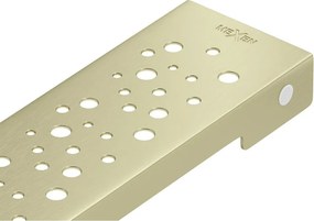 Mexen Flat M12 kryt pro lineární odtok 50 cm, kartáčovaná zlatá - 1A21050
