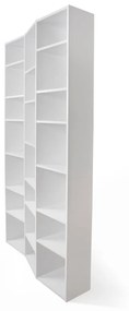 Bílá knihovna 108x224 cm Valsa - TemaHome