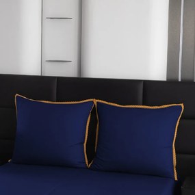 Povlečení z mikrovlákna LACELLE tmavě modré Rozměr povlečení: 70 x 80 cm | 140 x 200 cm