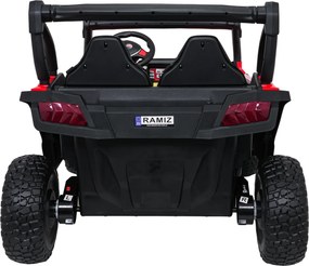 Ramiz Elektrická bugina Gravity pro děti červená + pohon 4x4 + dálkové ovládání