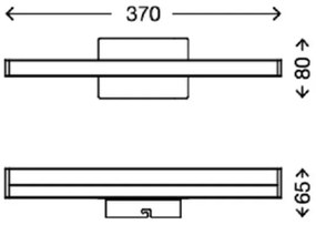 Briloner 2206-018 - LED Koupelnové osvětlení zrcadla SPLASH LED/6W/230V IP23