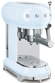 Pákový kávovar Smeg 50's style ECF01PBEU / 1350 W / pastelově modrá