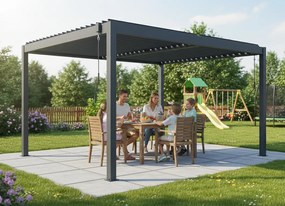 LANIT PLAST, s.r.o. hliníková bioklimatická pergola LANITPLAST BASIC 4x3 m LG4293