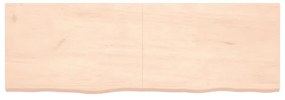 Petromila Nástěnná police 180x60x(2-4) cm neošetřené masivní dubové dřevo