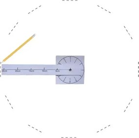 Loft DIY nástěnné hodiny 60-130cm