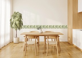 Samolepící bordura na zeď Olivová Ratolest Na Mentolově Zelené | 5 m x 13.8 cm | DWB8517
