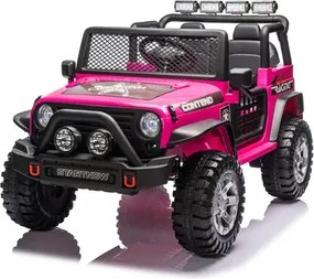 SPARKYS Dětské elektrické auto CONTEND RACING 4x4 růžová / 2 sedadla /