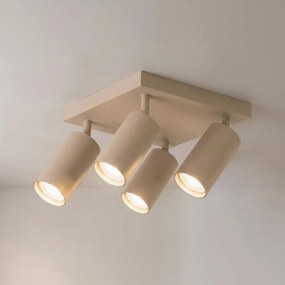 BRILAGI - Bodové svítidlo SELE SQUARE 4xGU10/30W/230V béžová