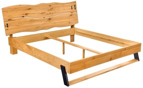 Invicta Dřevěná postel AMAZONAS 180x200 světlá 43556