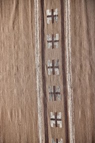 Diamond Carpets koberce Ručně vázaný kusový koberec Ginger DESP P83 Brown Cream Rozměry koberců: 140x200