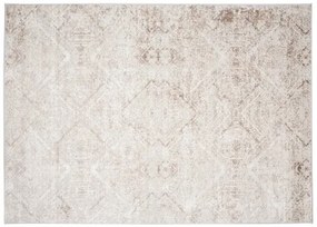 Moderní kusový koberec PORTLAND D189E hnědý bílý Rozměr: 200x300 cm