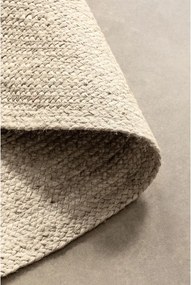 Krémový oboustranný/ručně tkaný jutový kulatý koberec ø 200 cm Braided – Hanse Home