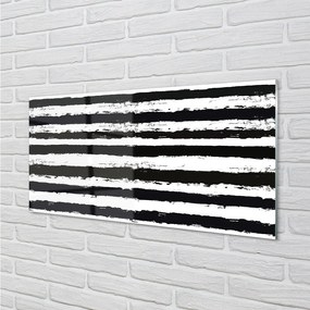 Obraz na skle Nepravidelné pruhy zebra 120x60 cm