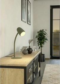 Eglo 901831 - Stolní lampa CARLO 1xE14/18W/230V zelená