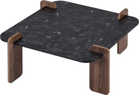 Černý konferenční stolek 90x90 cm Marais – Nordure