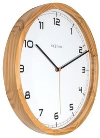 Designové nástěnné hodiny 3154 Nextime Company Wood 35cm
