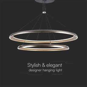 LED Lustr na lanku LED/65W/230V 3000K