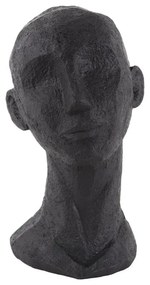 Černá dekorativní soška PT LIVING Face Art Lana, 28 cm