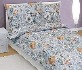 Bellatex Krepové povlečení Fialová 140x200 cm, 70x90 cm