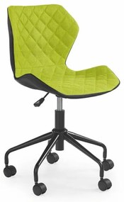 Intesi Kvíz Černá zelená/černá kancelářská židle