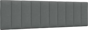 Rám postele bez matrace Hanko tmavě šedý 180 x 200 cm textil 3310406