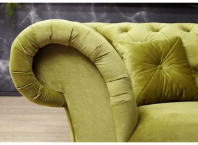 Askont Chesterfield Preston: Pohovka 3M green